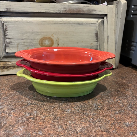 Fiesta | Kitchen | Fiesta Colorful Ceramic Baking Casserole Dishes ...